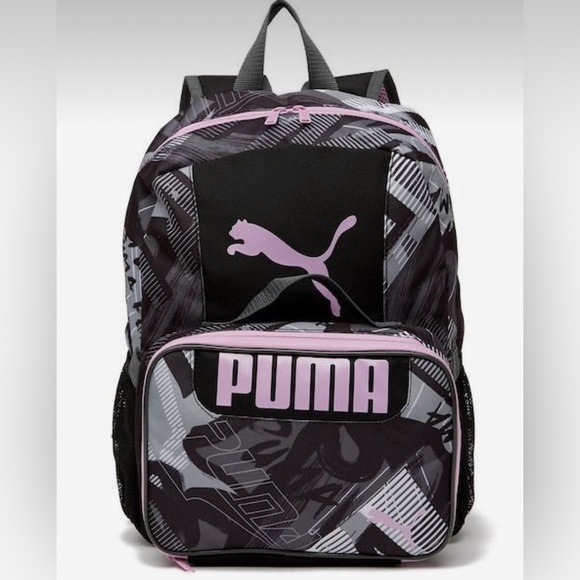 Puma | Bags | Puma Grub Combo 2 Backpack Lunch Box Set | Poshmark